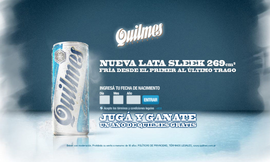 Quilmes Sleek Can – Flor Font